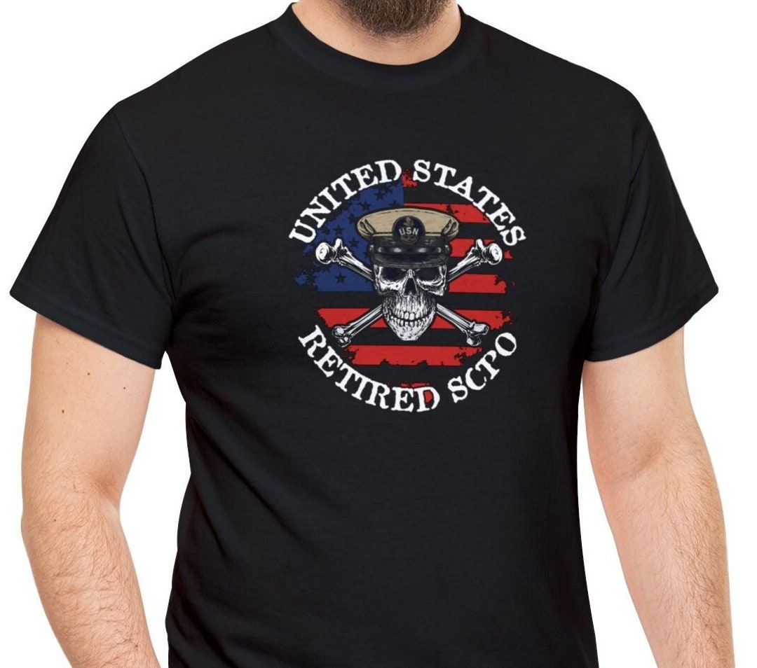 United States Retired SCPO Skull Crossbones Senior Chief Petty - Etsy