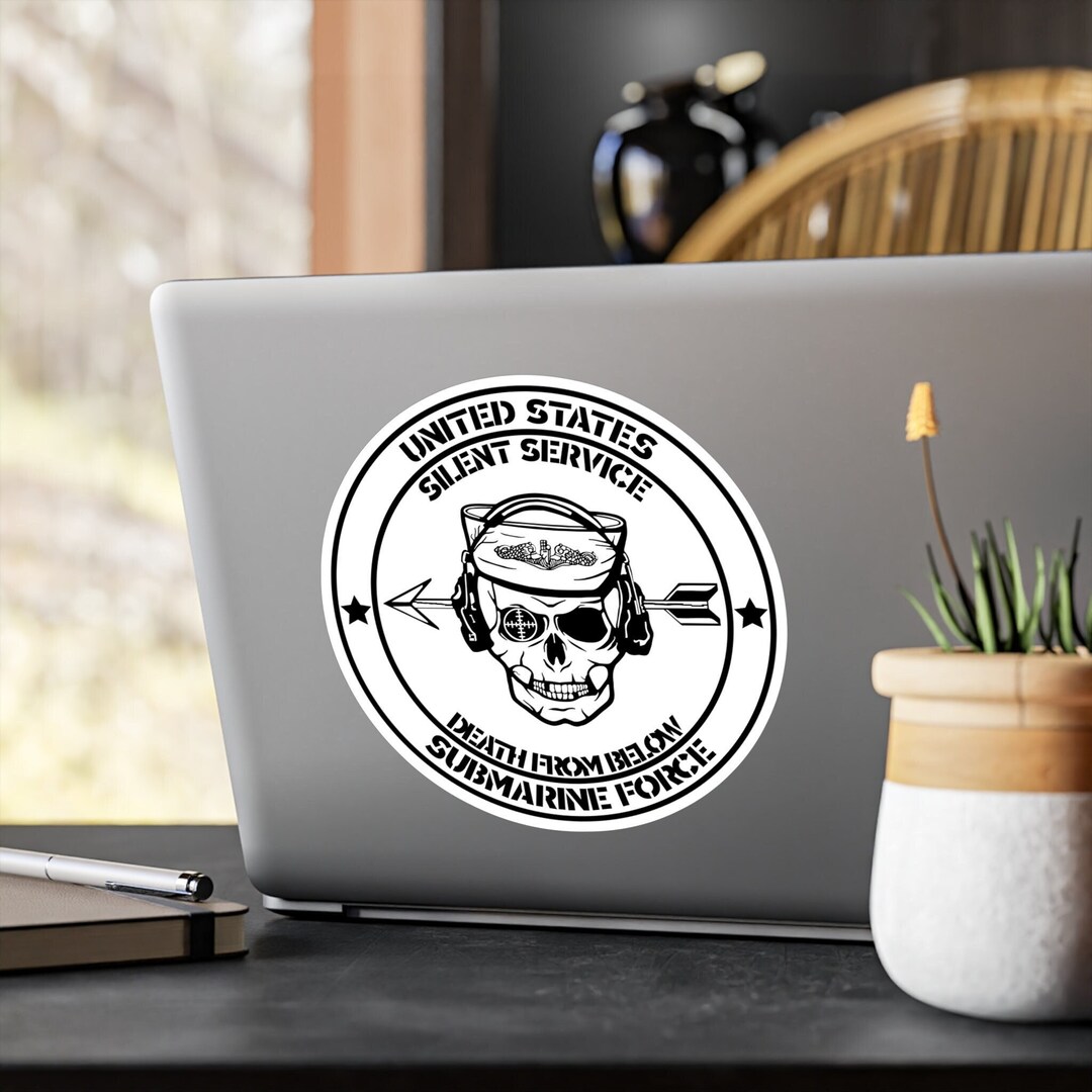 U.S. Submarine Force Silent Service Death From Below Kiss-cut Vinyl ...