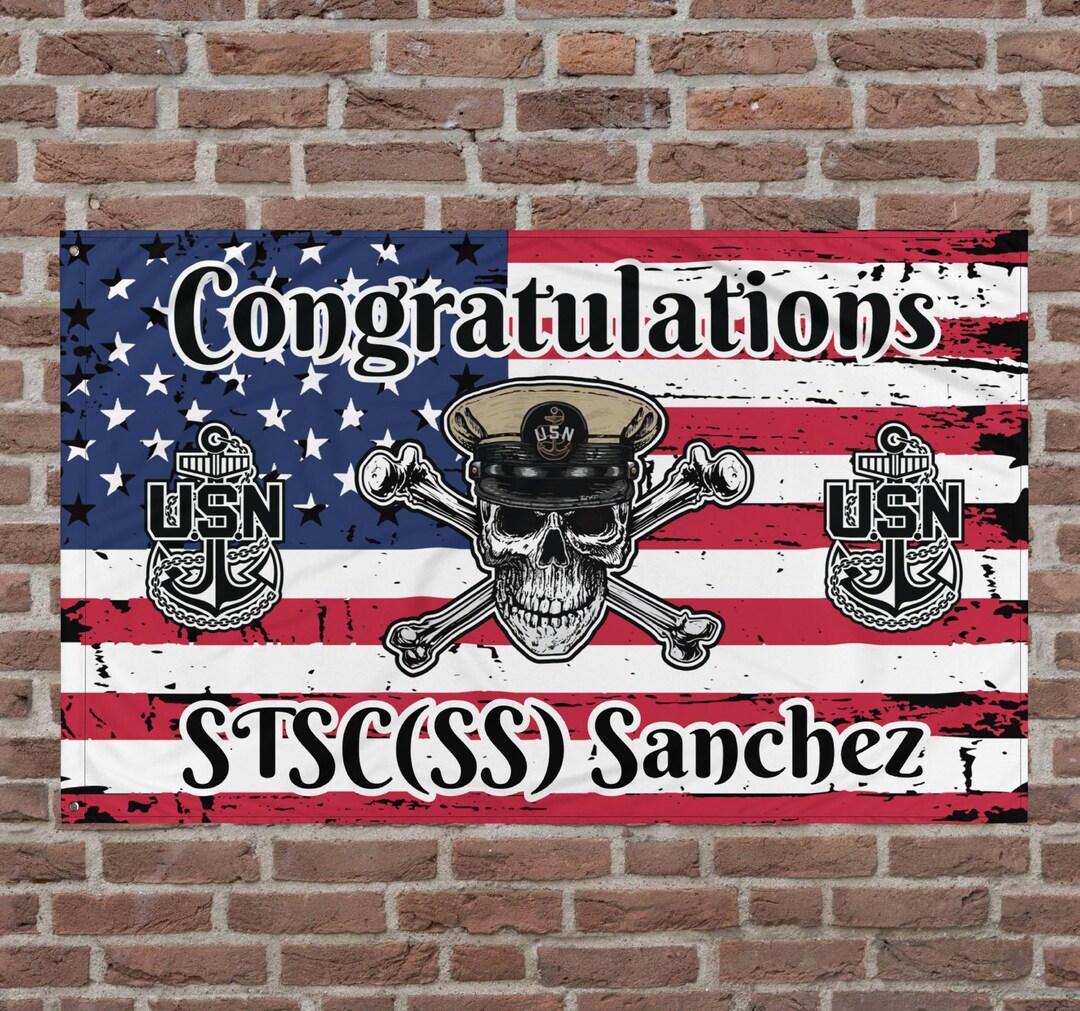 Naval CPO Skull & Crossbones Congratulations Personalized Chief Select ...