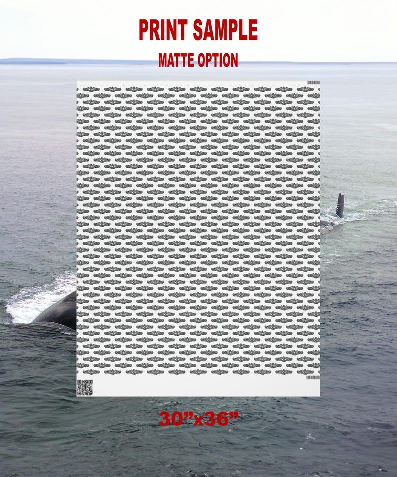 Navy Submarine Dolphins Enlisted Warfare Device Submarine Force White ...