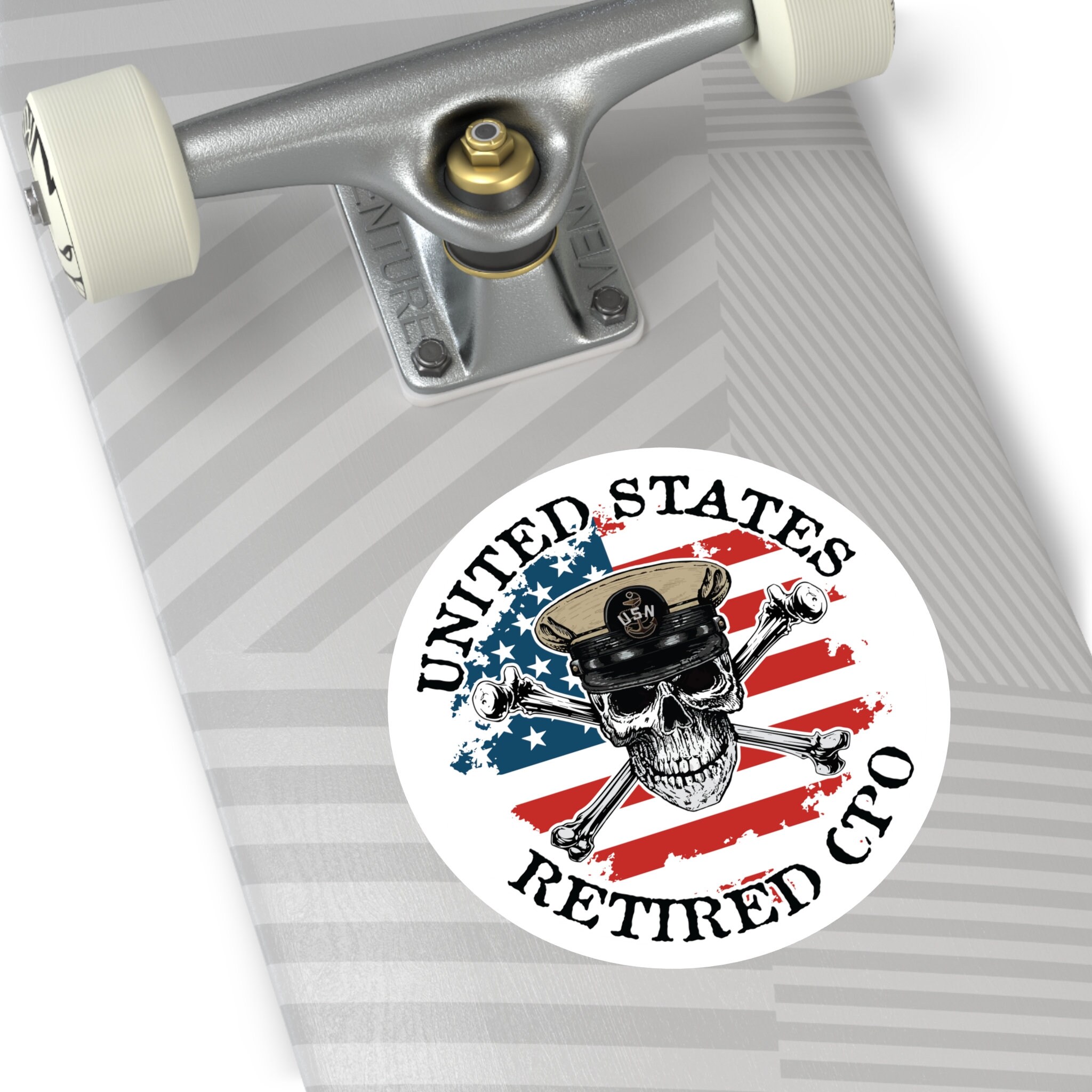 United States Retired CPO Skull Crossbones Chief Petty Officer With ...
