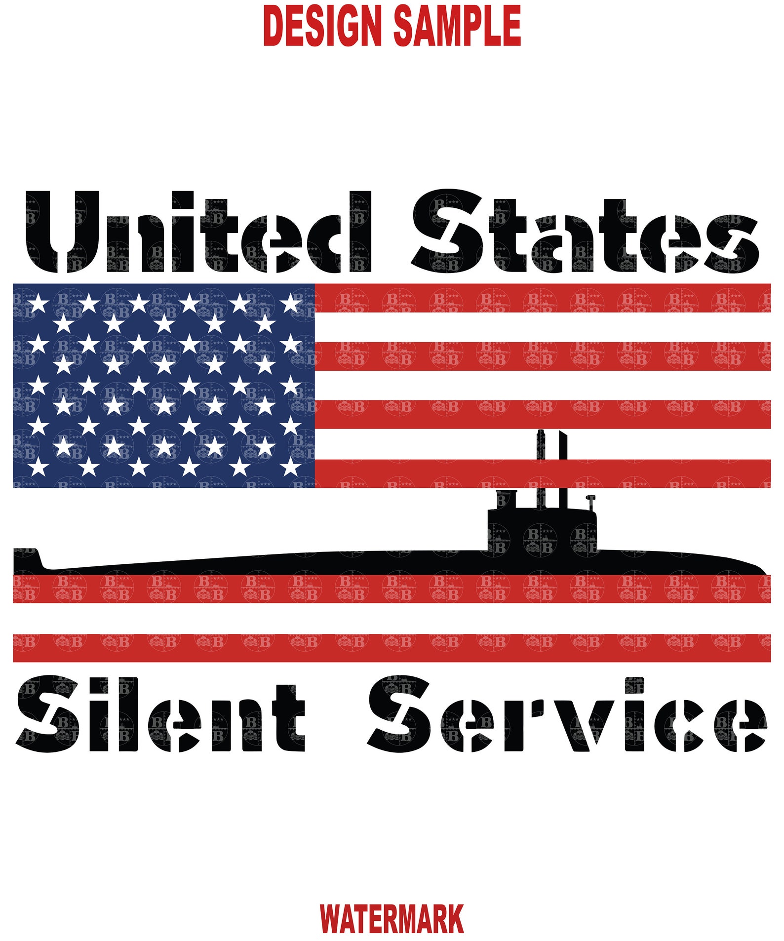 United States Silent Service Submarine Flag Vanity License Plate - Etsy