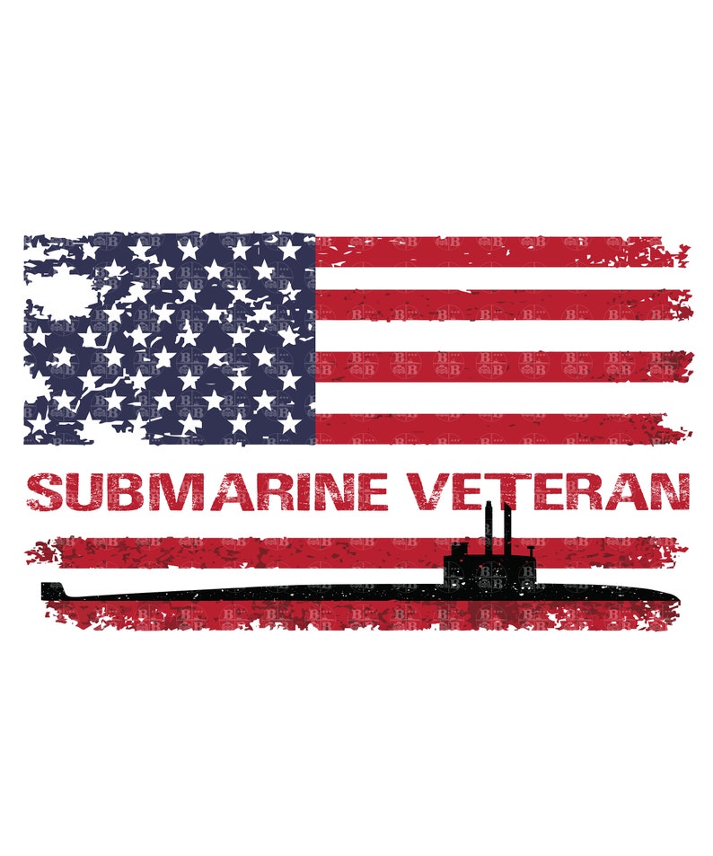 United States Submarine Veteran USA Flag - Etsy