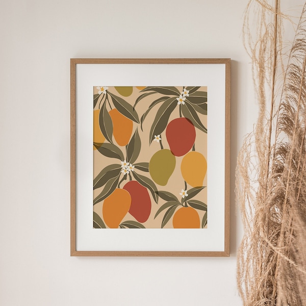 Mango Print - Etsy