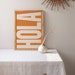 Hola Print Typography Poster Trendy Wall Art Retro Spanish Poster ...
