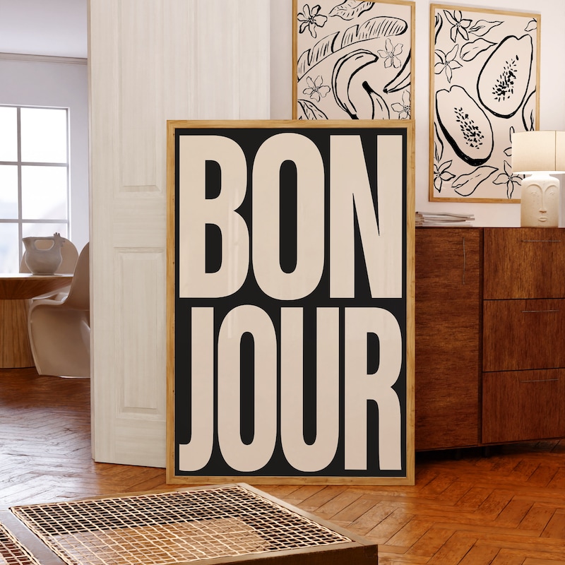 French Typography - Etsy