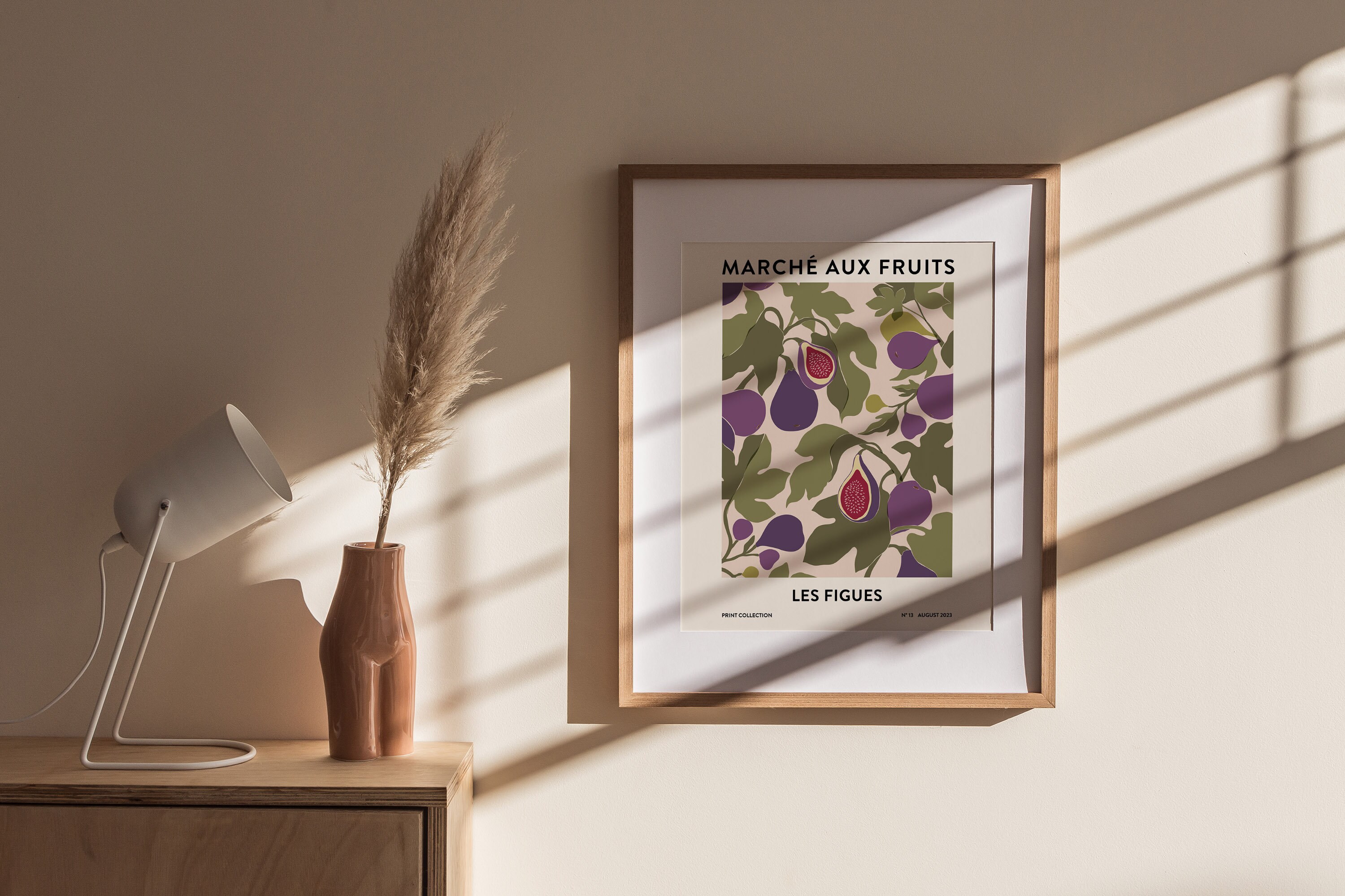 Figs Print Fruit Market Print Abstract Wall Art Botanical Poster Fig ...