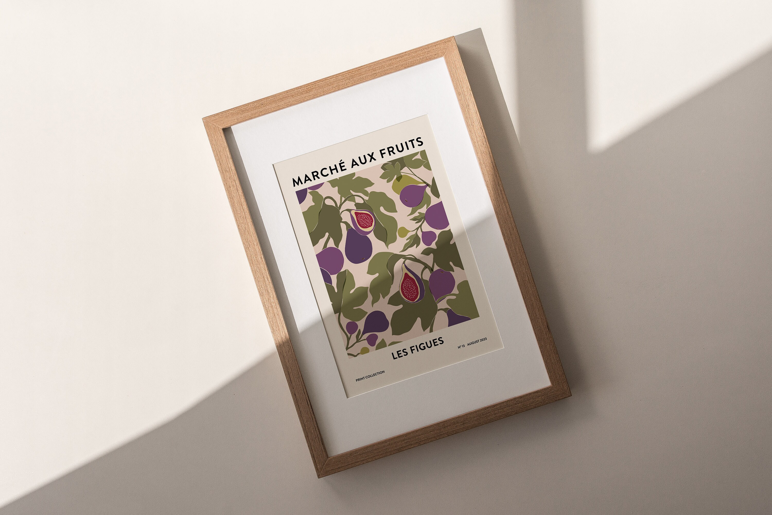 Figs Print Fruit Market Print Abstract Wall Art Botanical Poster Fig ...