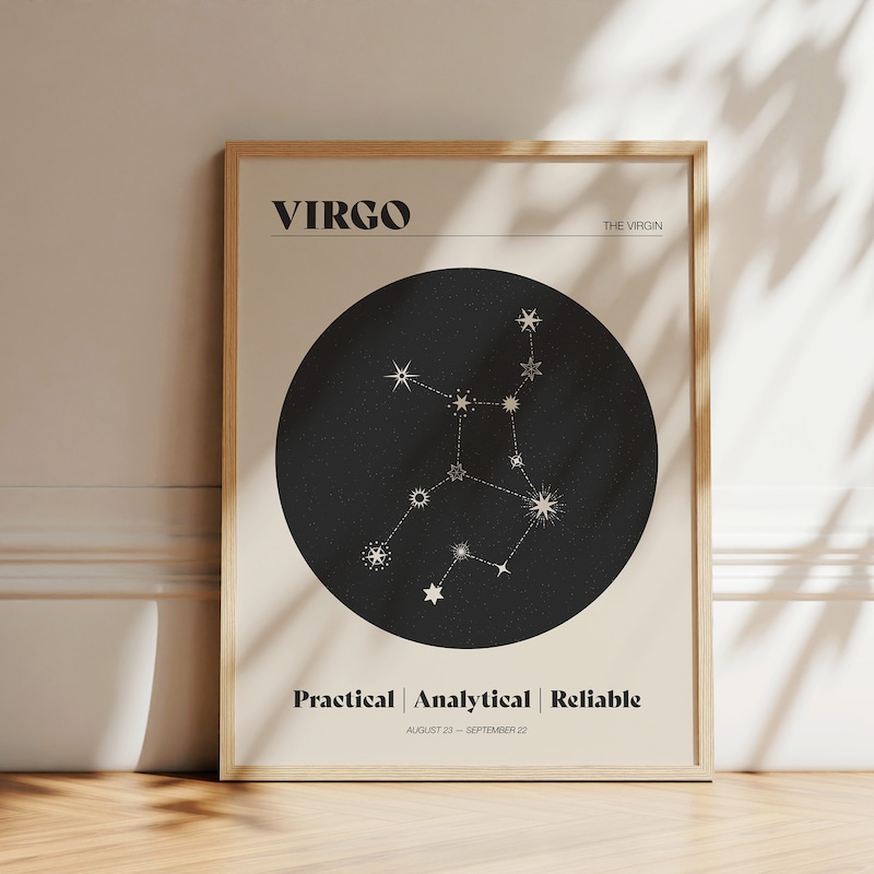 Virgo Poster - Etsy