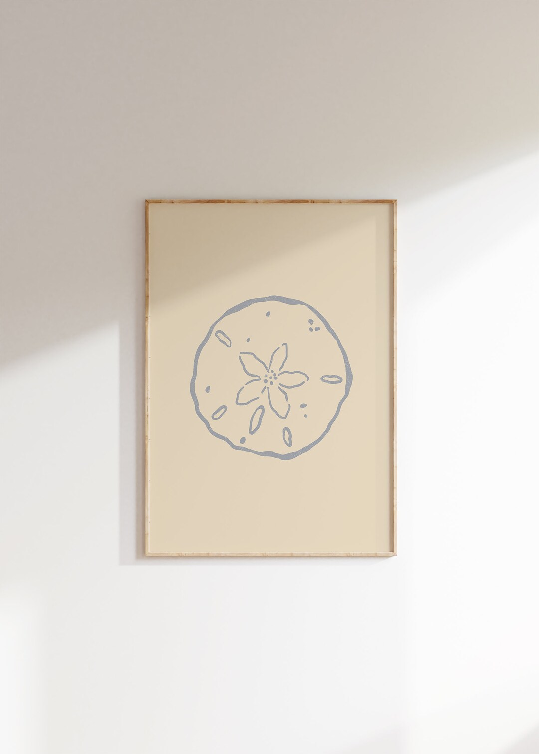 Sand Dollar Art Print | Sand Dollar Ink Drawing | Seashell Drawing ...