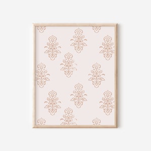 Boho Block Print Pattern Artwork | Modern Pattern | Woodblock Pattern ...