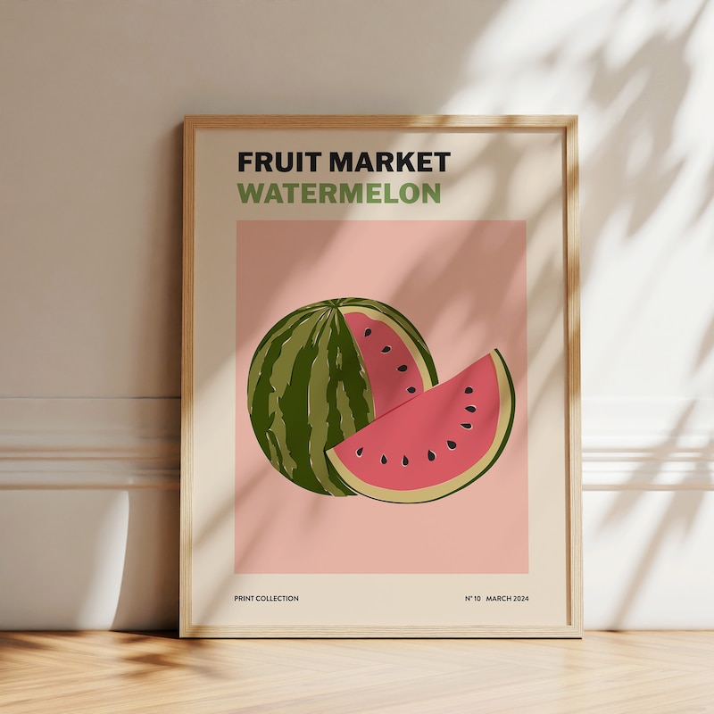 Watermelon Poster - Etsy