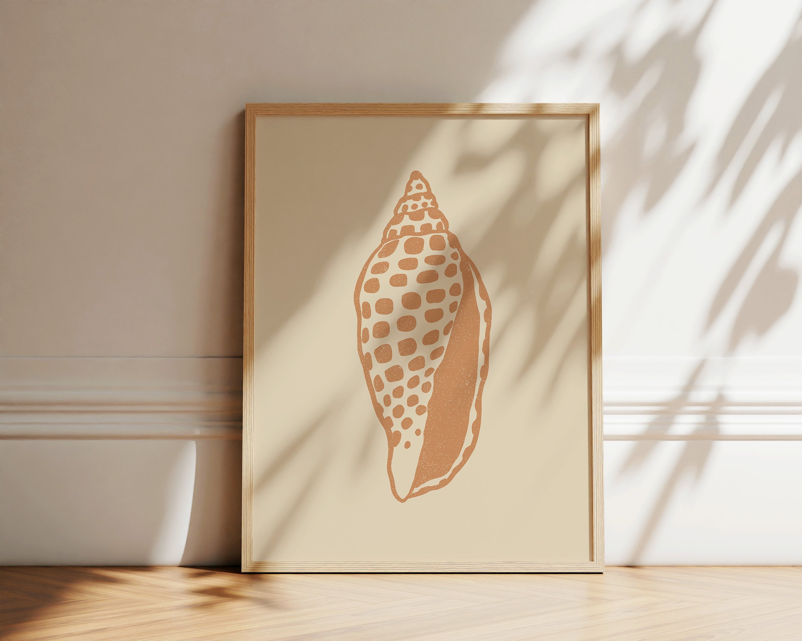 Seashell Art Print Summer Shell Print Seashell Ink Drawing Coastal Art ...