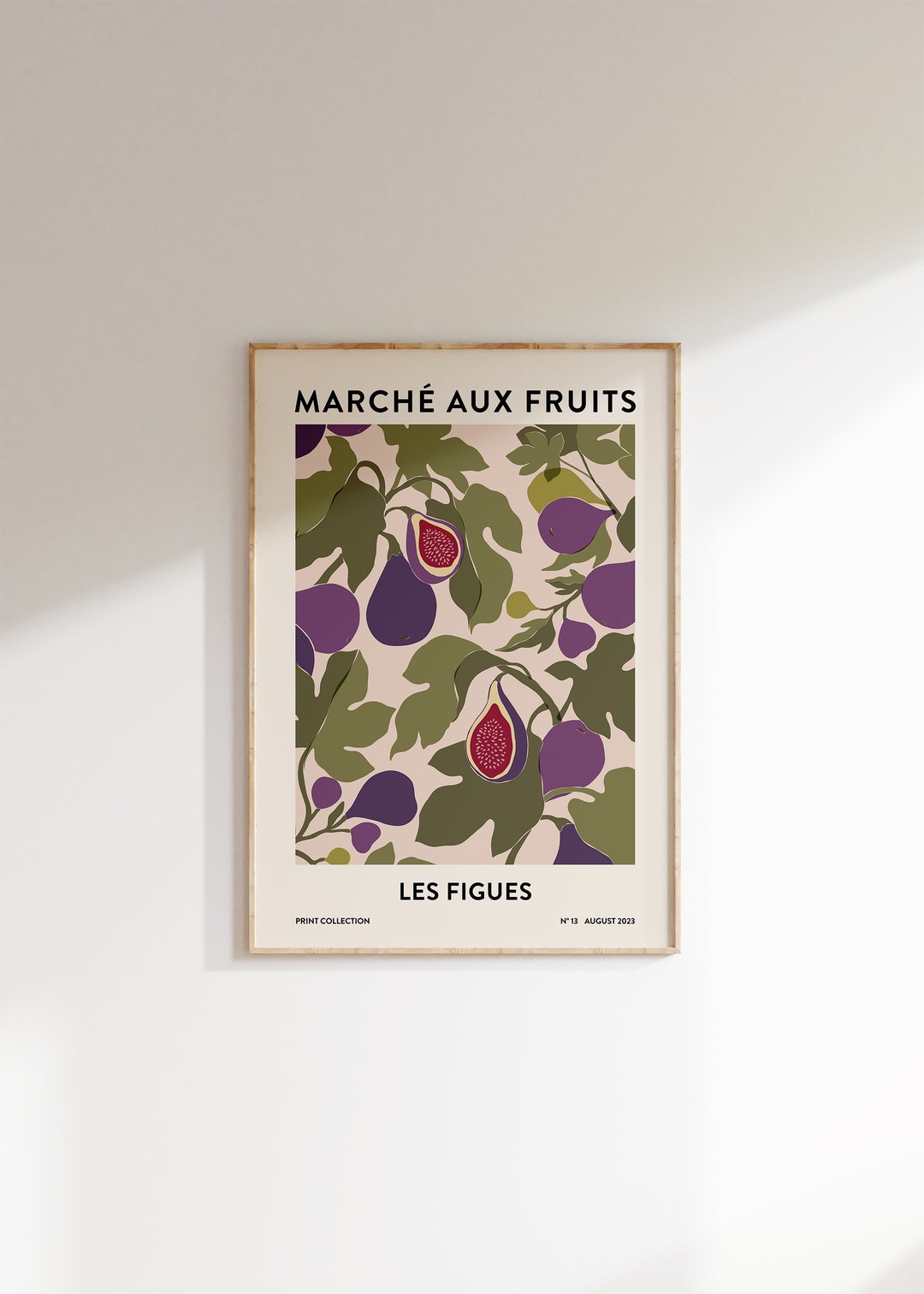 Figs Print | Fruit Market Print | Abstract Art | Botanical Poster | Fig ...