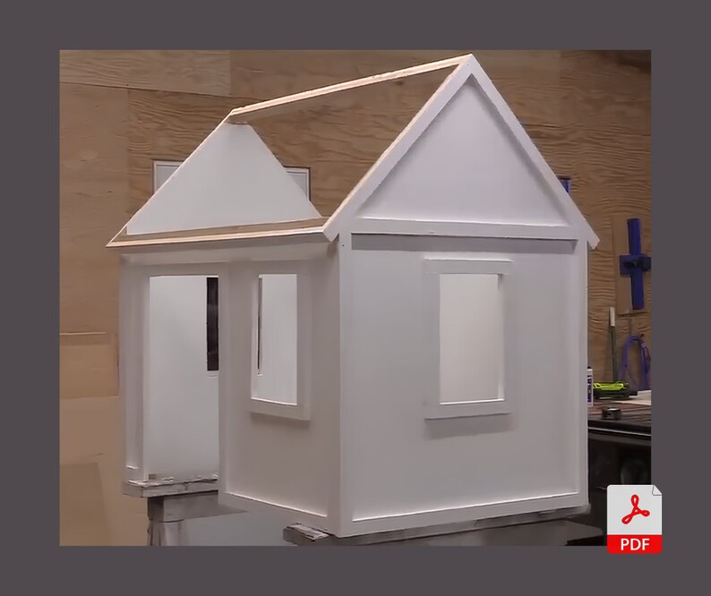 DIY Playhouse Plans,wooden Playhouse Plan,playhouse Outdoor Plans,kids ...