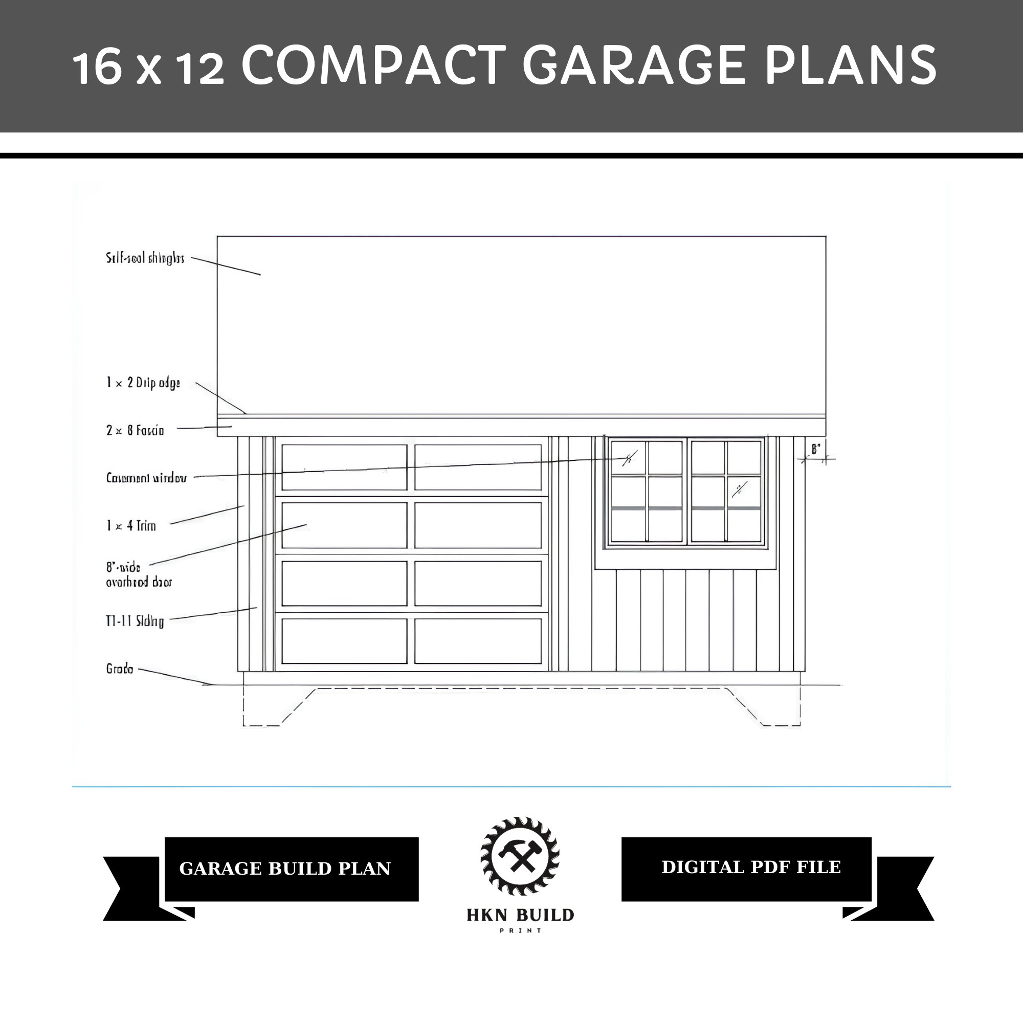 Modern DIY Car Garage House Plans, Comprehensive Building Blueprints ...