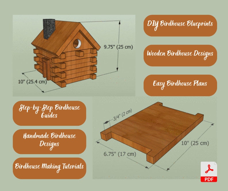DIY Bird House Plans,birdhouse Plans,birdhouse Handmade,large Bird ...
