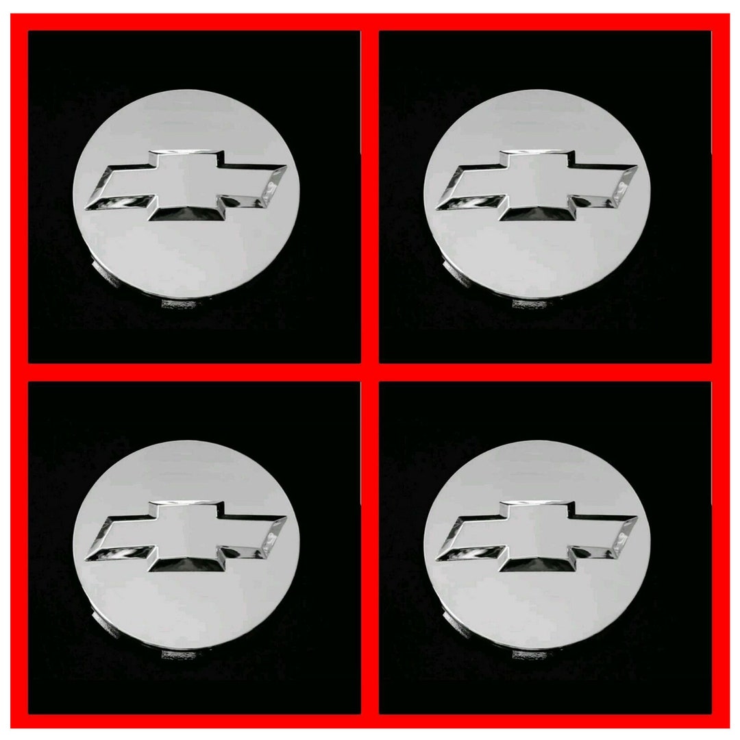 4PC 2007-2013 Chevrolet 3.25 Chrome Center Caps for 18 20 22 Wheel ...