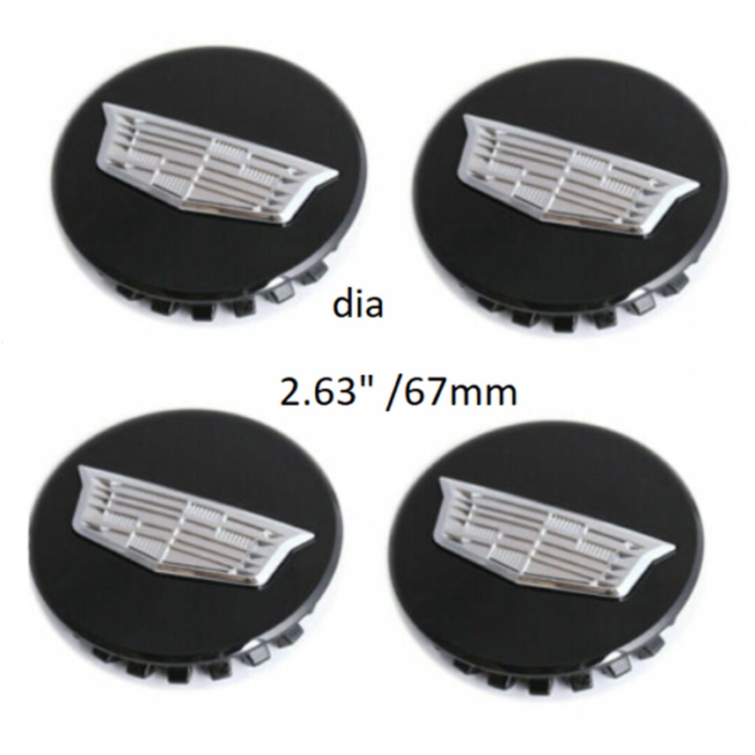 4piece Black Wheel Center Caps Cadillac 9597375 ATS CTS CT6 XT5 Wheel ...