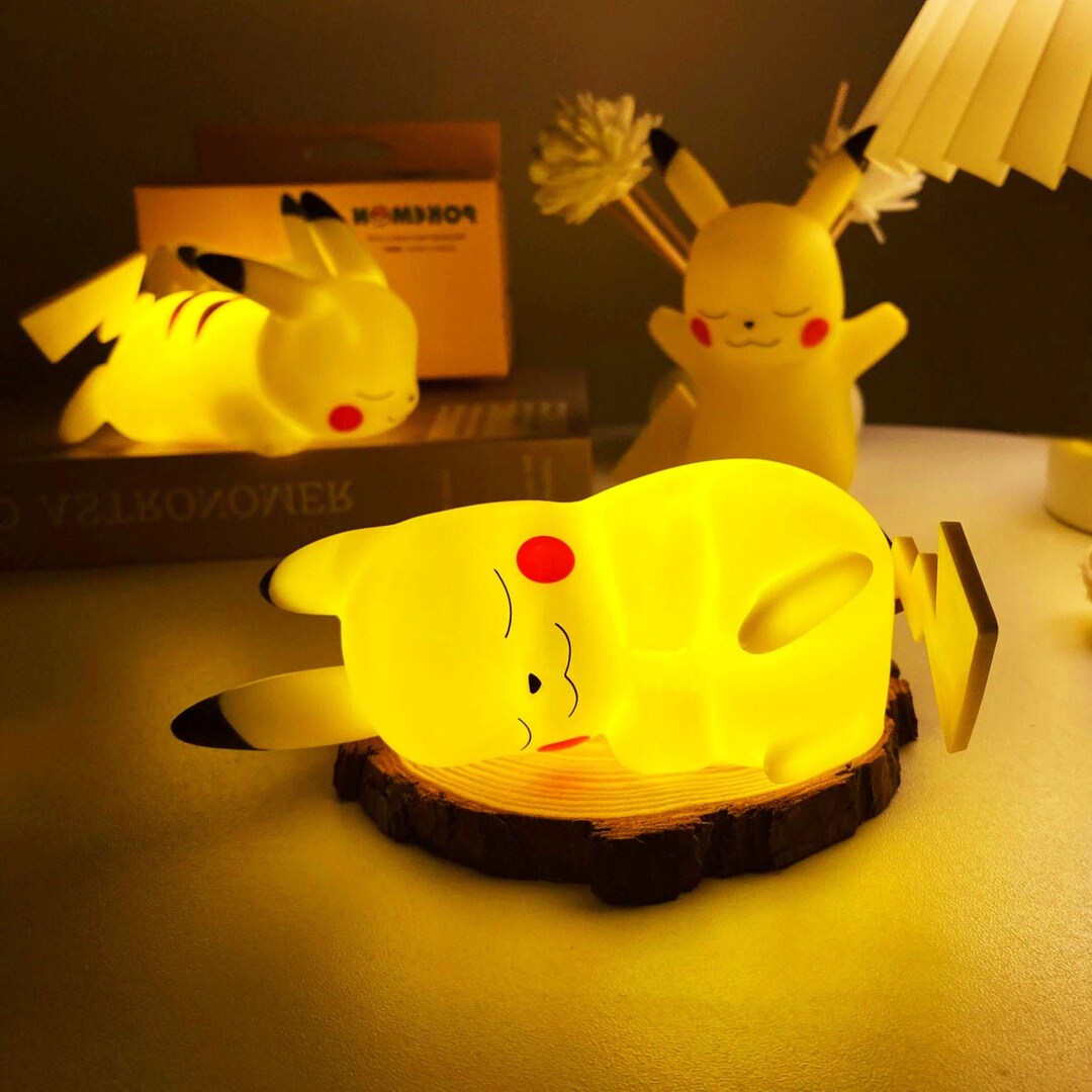 Pikachu Night-light Pokemon Night Light Anime Bedside LED - Etsy