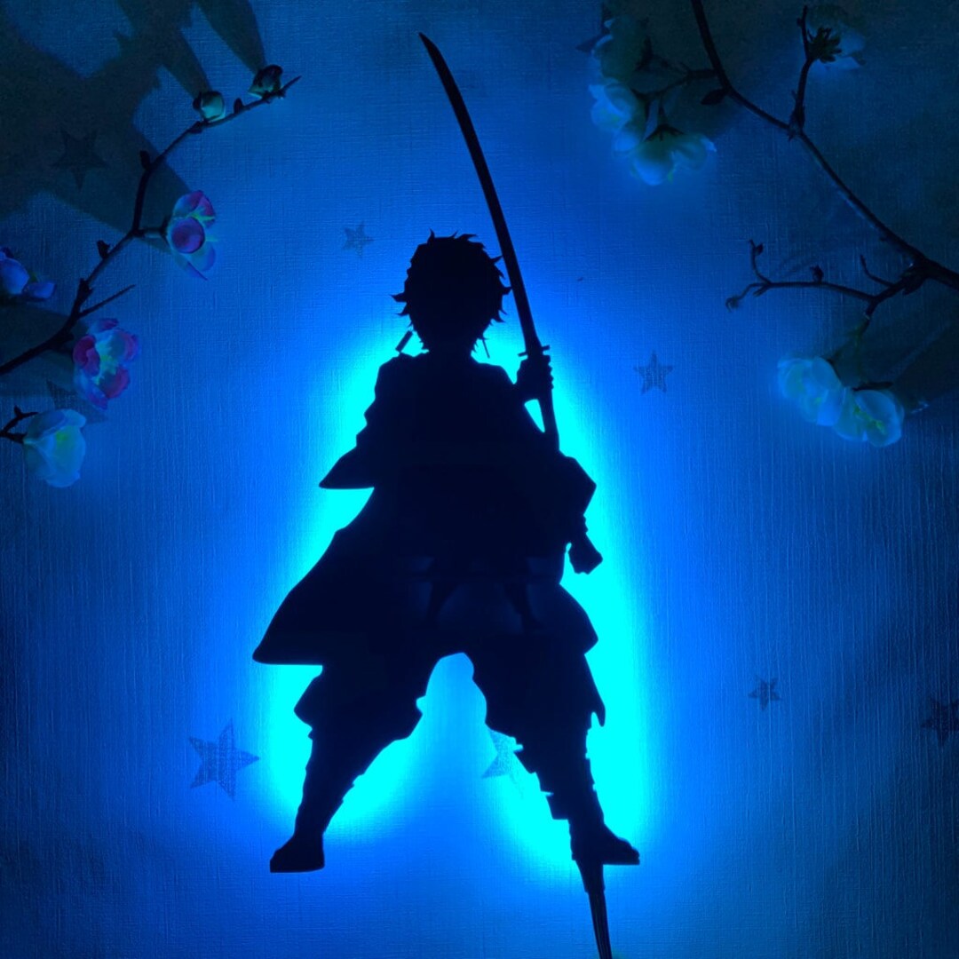 Demon Slayer Tanjiro Neon Sign LED Nightlight CSM Wall - Etsy