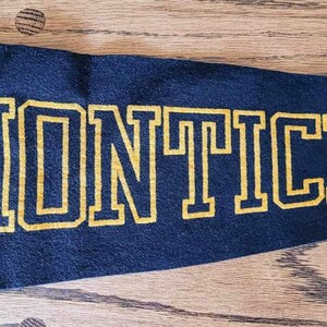 Antique 1940’s Monticello College Felt Pennant (now Lewis & Clark ...