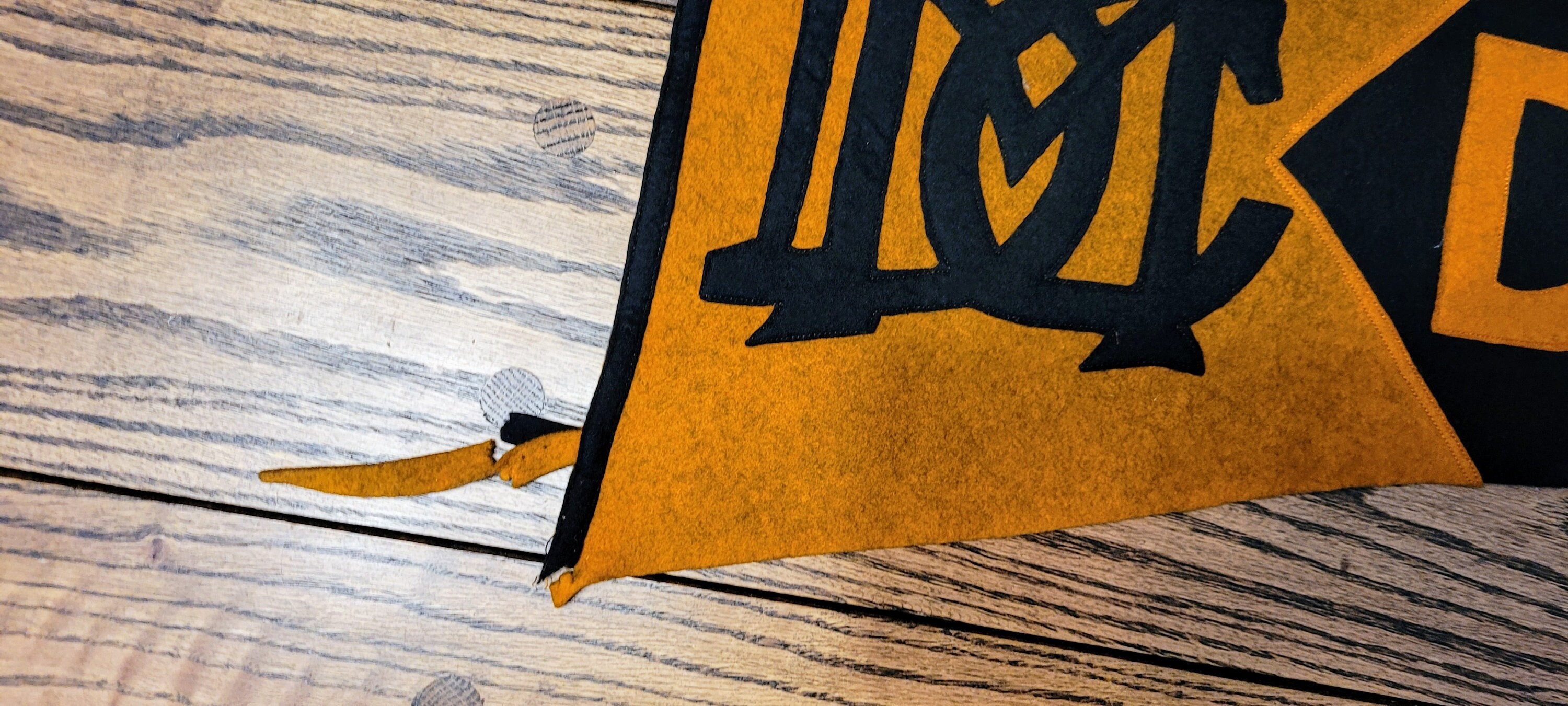 Oversized Antique Early 1900’s Des Moines College Felt Pennant - RARE ...