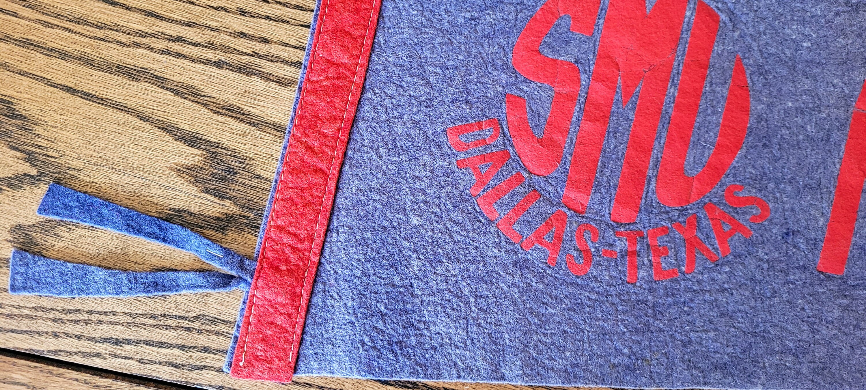 RARE Vintage 1950's Southern Methodist University Pennant - Etsy