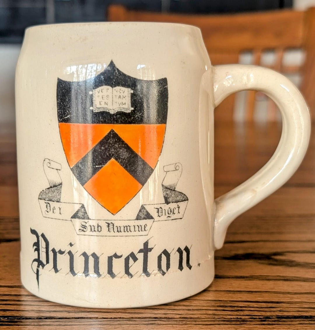 Antique Early 1900's Princeton University Mug - RARE - Etsy