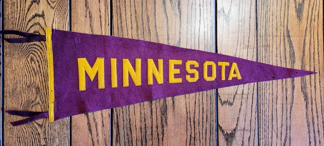 Antique Circa 1930 University of Minnesota Felt Pennant RARE - Etsy