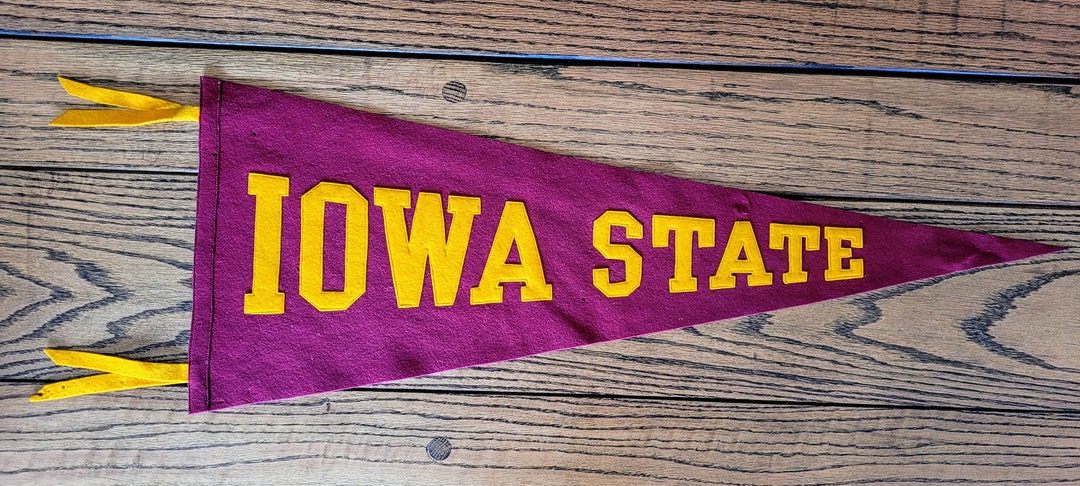 Antique Circa 1930 Iowa State University Felt Pennant RARE - Etsy