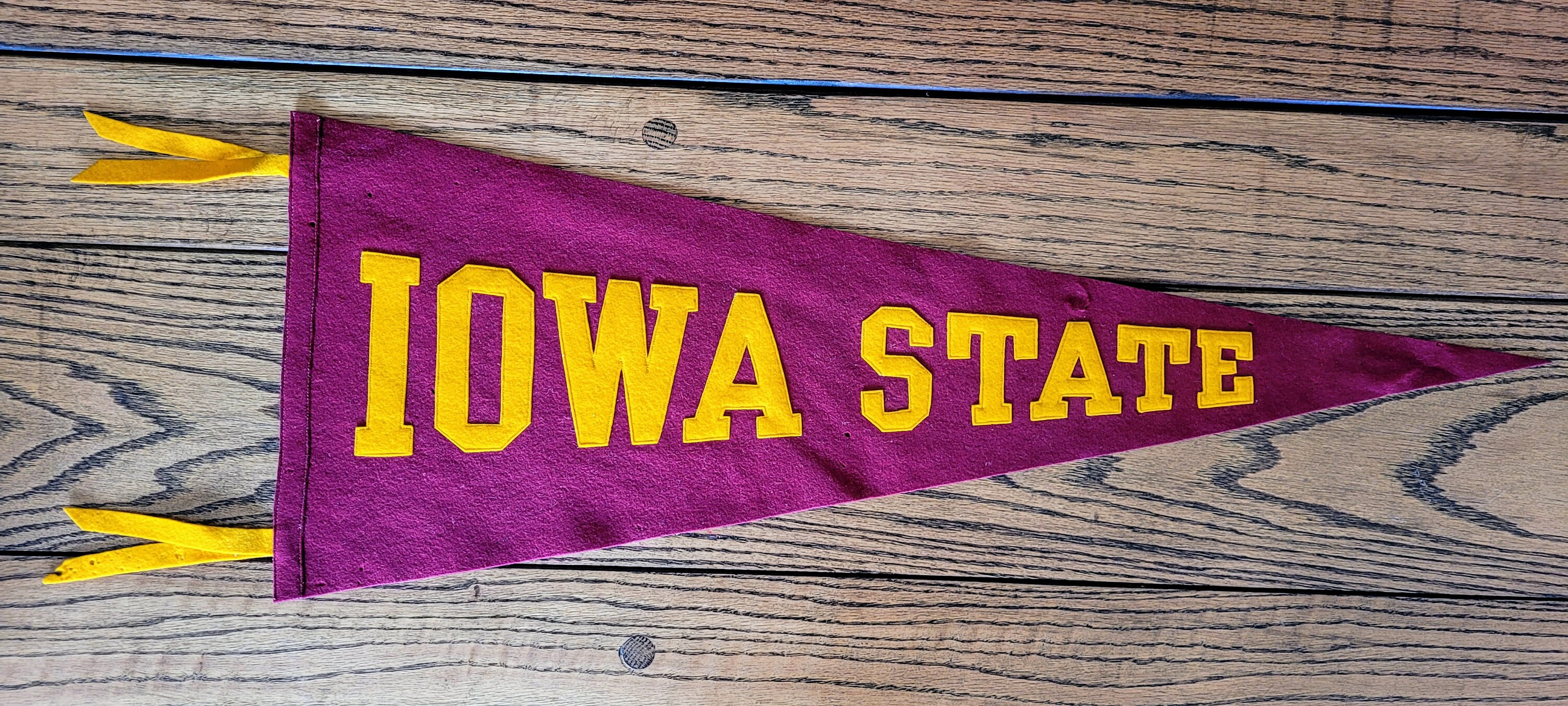 Antique Circa 1930 Iowa State University Felt Pennant RARE - Etsy