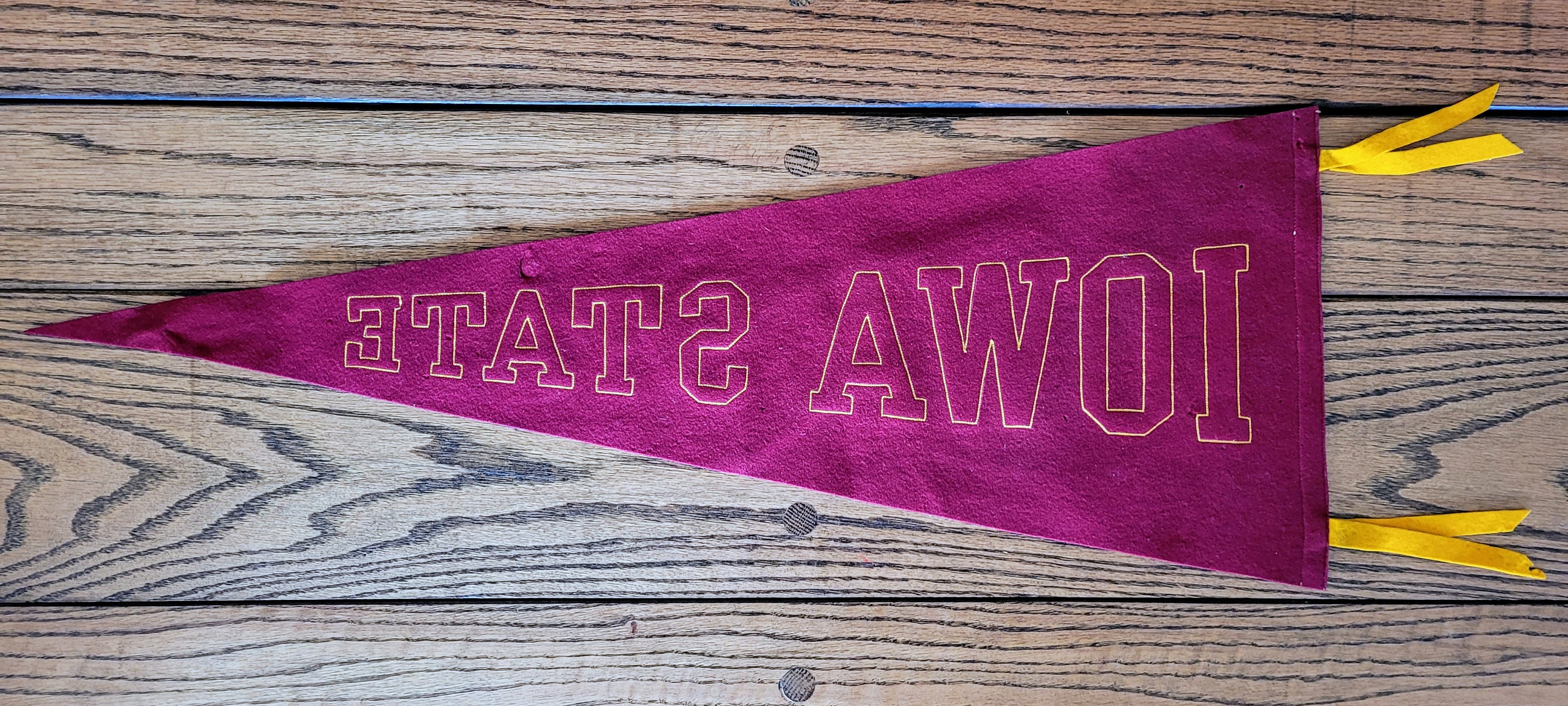 Antique Circa 1930 Iowa State University Felt Pennant RARE - Etsy