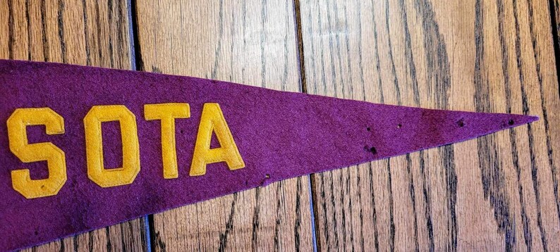 Antique Circa 1930 University of Minnesota Felt Pennant - RARE - Etsy