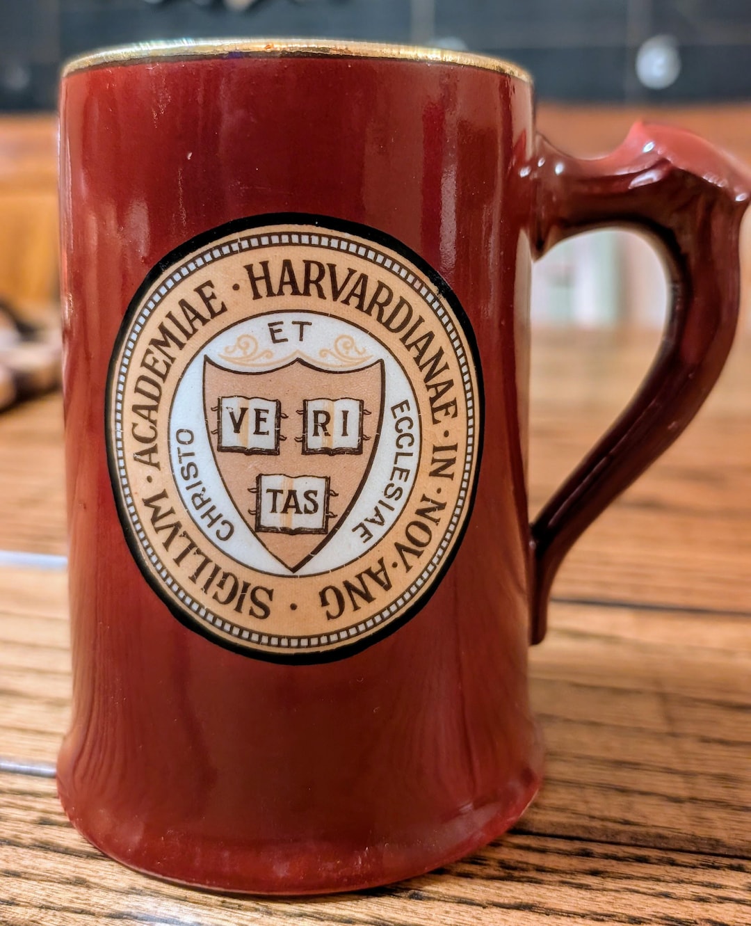 Antique Early 1900's Harvard University Crimson Football Mug - RARE - Etsy