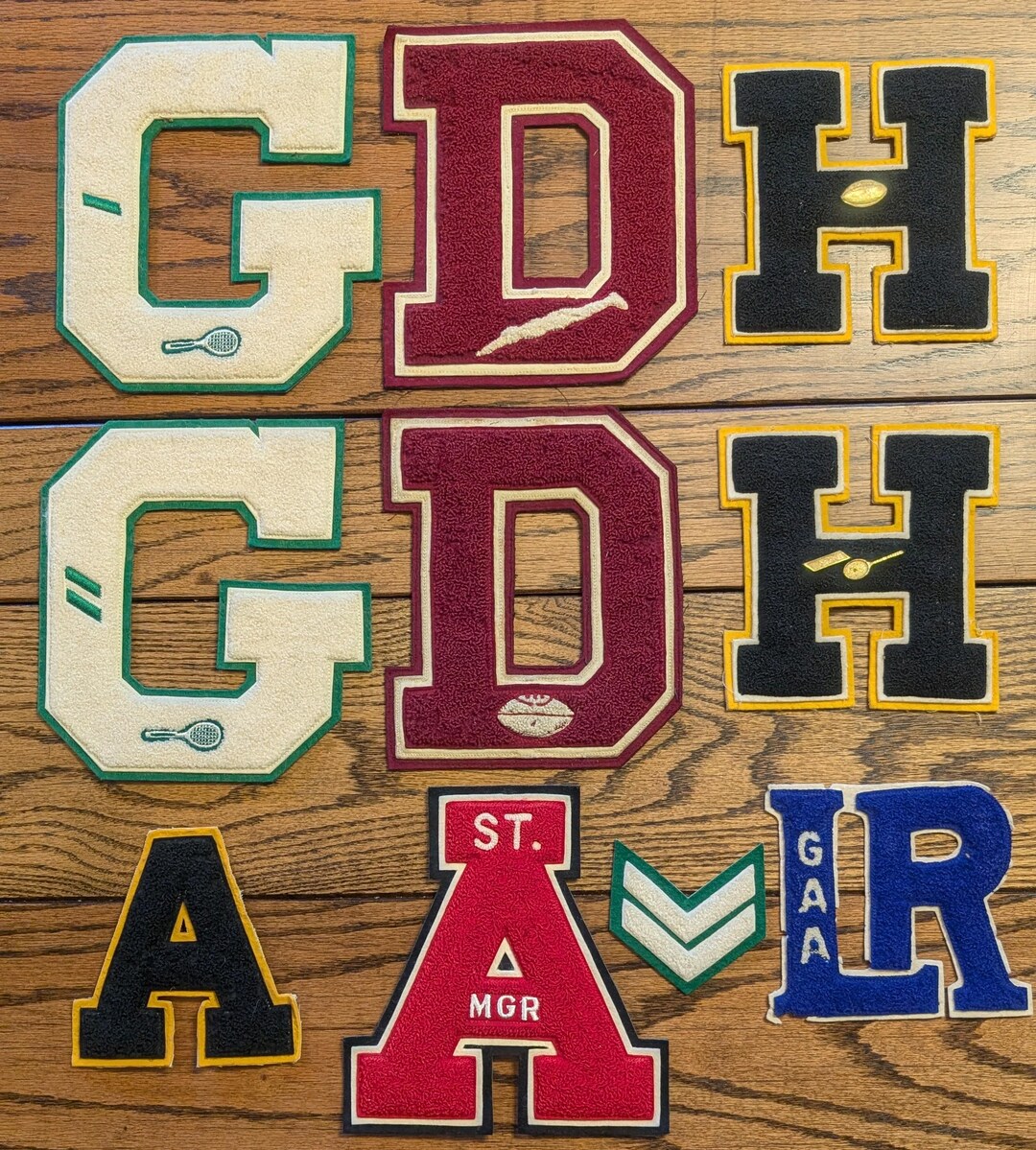Vintage Varsity Letter Patches Unique - Etsy