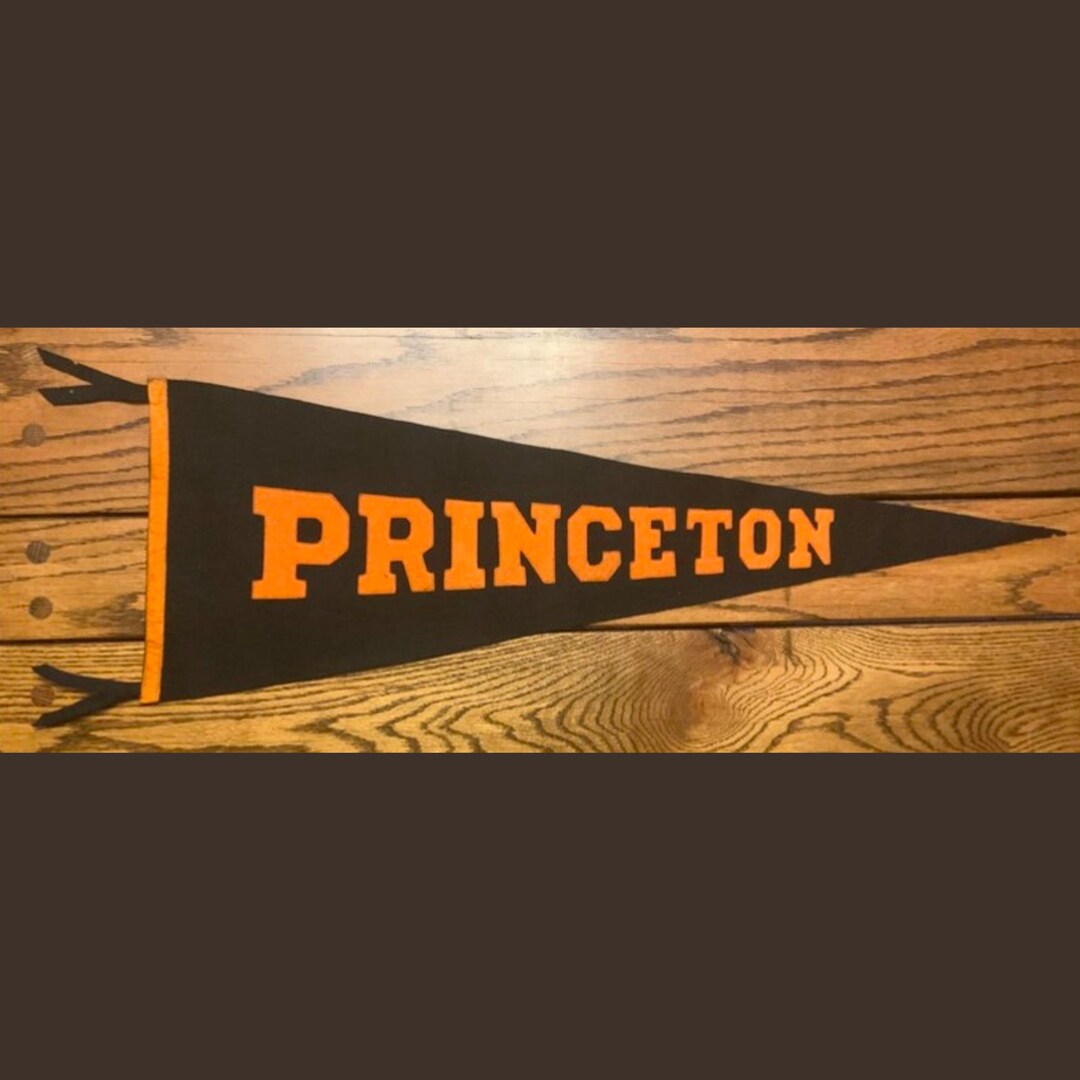 Antique Circa 1930 Princeton University Felt Pennant - RARE - Etsy