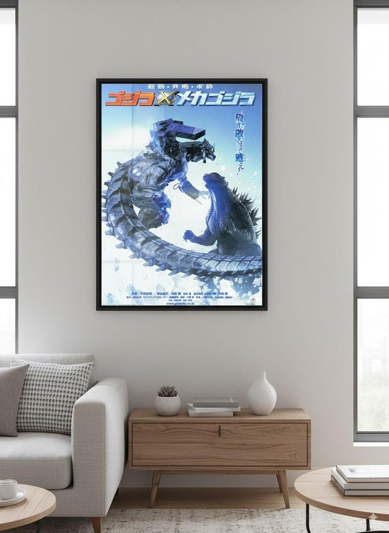 Godzilla Against Mechagodzilla Poster 2002 | Japanese Millennium Movie ...