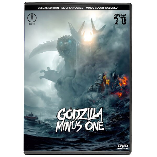 Godzilla Minus One Double Feature - Color+b&w Version - DVD - Etsy