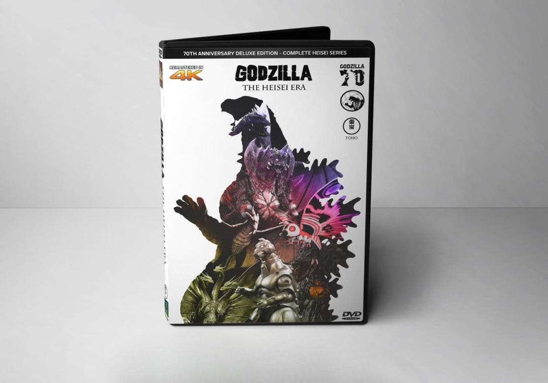 GODZILLA - the Heisei Era - Complete DVD Set - 8 Discs - Region Free - Etsy