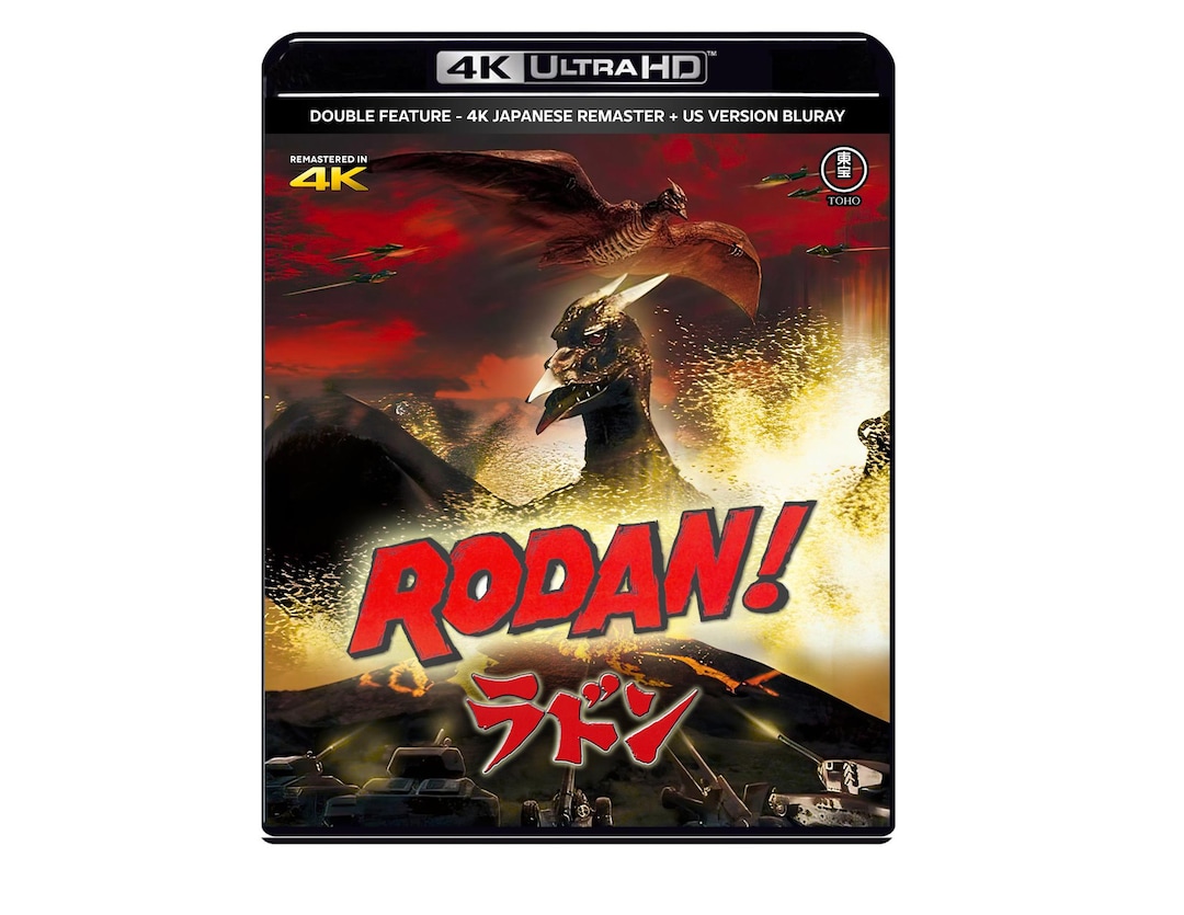 Rodan (1956) - 4K Remaster Japanese + 2 US Versions - 4K Uhd + Regular ...