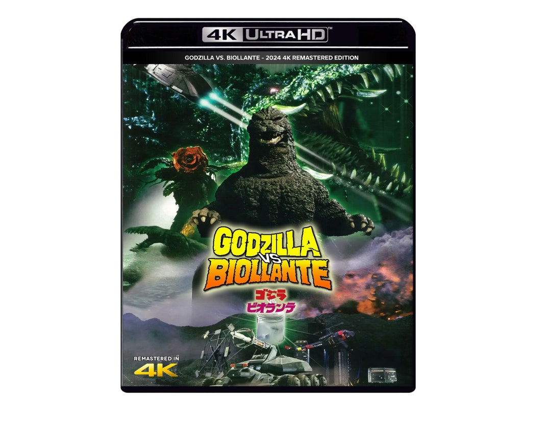 Godzilla Vs. Biollante - New 4K Remaster - Jap/eng Version - 4K Ultrahd ...