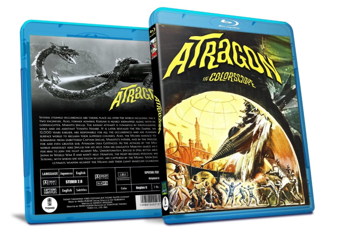 Atragon 1963 - Jap/eng Version - Blu Ray - Etsy