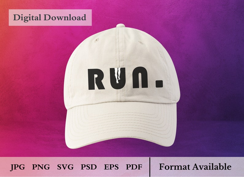 RUN Digital Svg Cut File- Digital Art - Fitness Runner Cut File ...