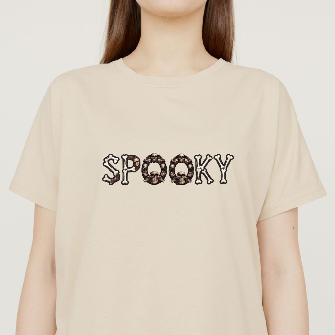 Spooky Skull Lettering PNG, Halloween Season Clipart, Gothic Font for ...