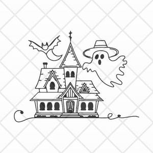 Halloween Doodles/ Hand Drawn Spooky Ghost Clip Art/ Hand Drawn Spooky ...
