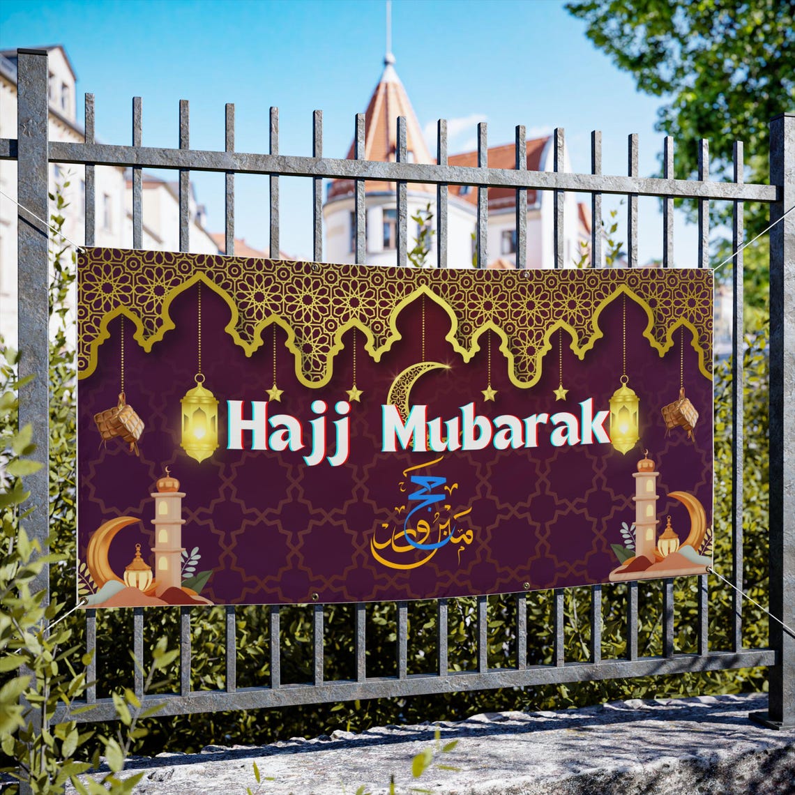 Hajj Mubarak Banners, Hajj Mabrook Banner , Hajj Welcome Banner ...