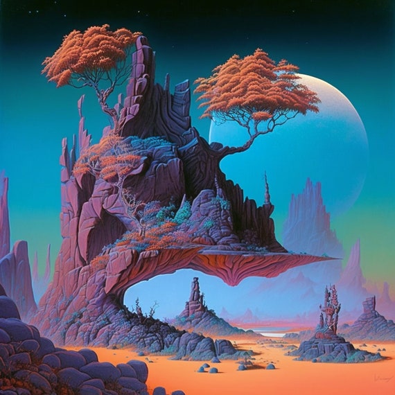 Roger Dean Floating Islands