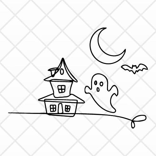 Halloween Doodles/ Hand Drawn Spooky Ghost Clip Art/ Hand Drawn Spooky ...