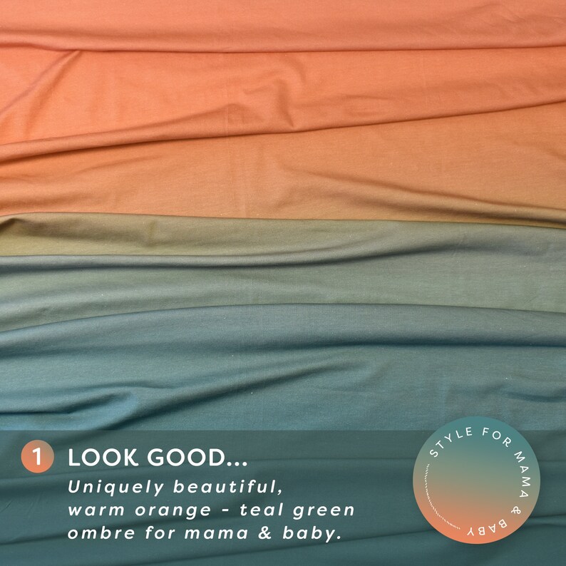 Pima Cotton Sunset Baby Blanket, Swaddle With Ombre Inspired by the ...